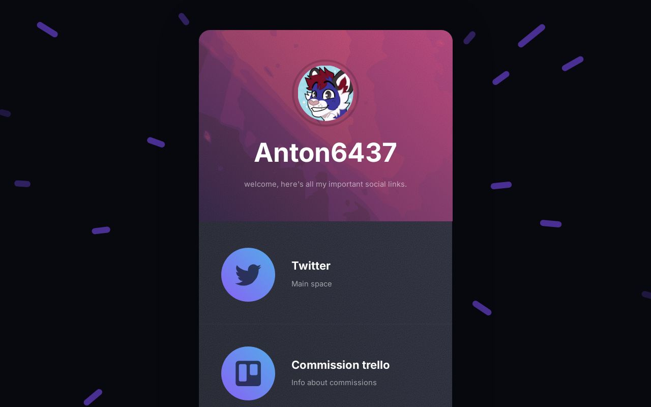 social media card